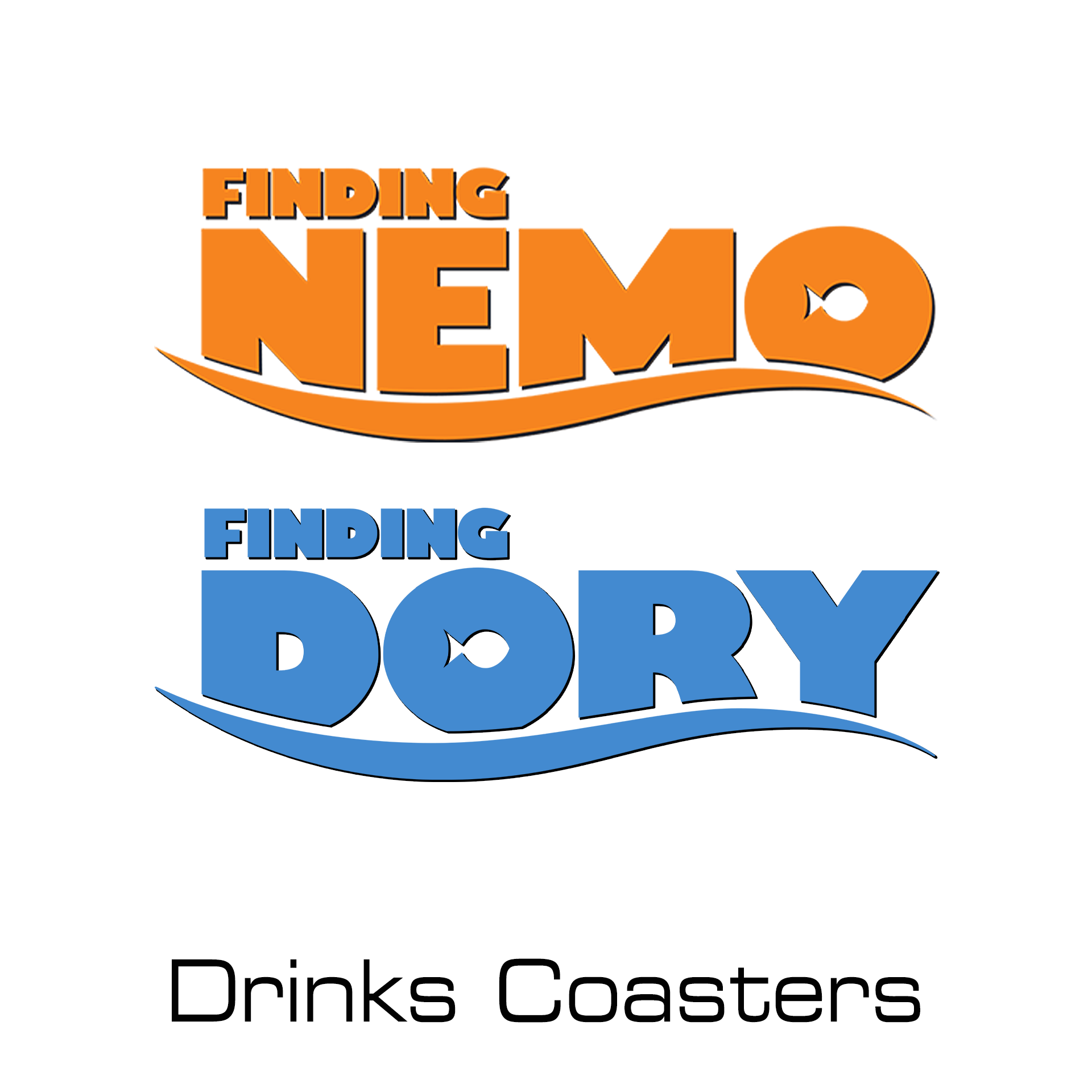 Disney-Pixar Finding Nemo-Dory drinks coasters