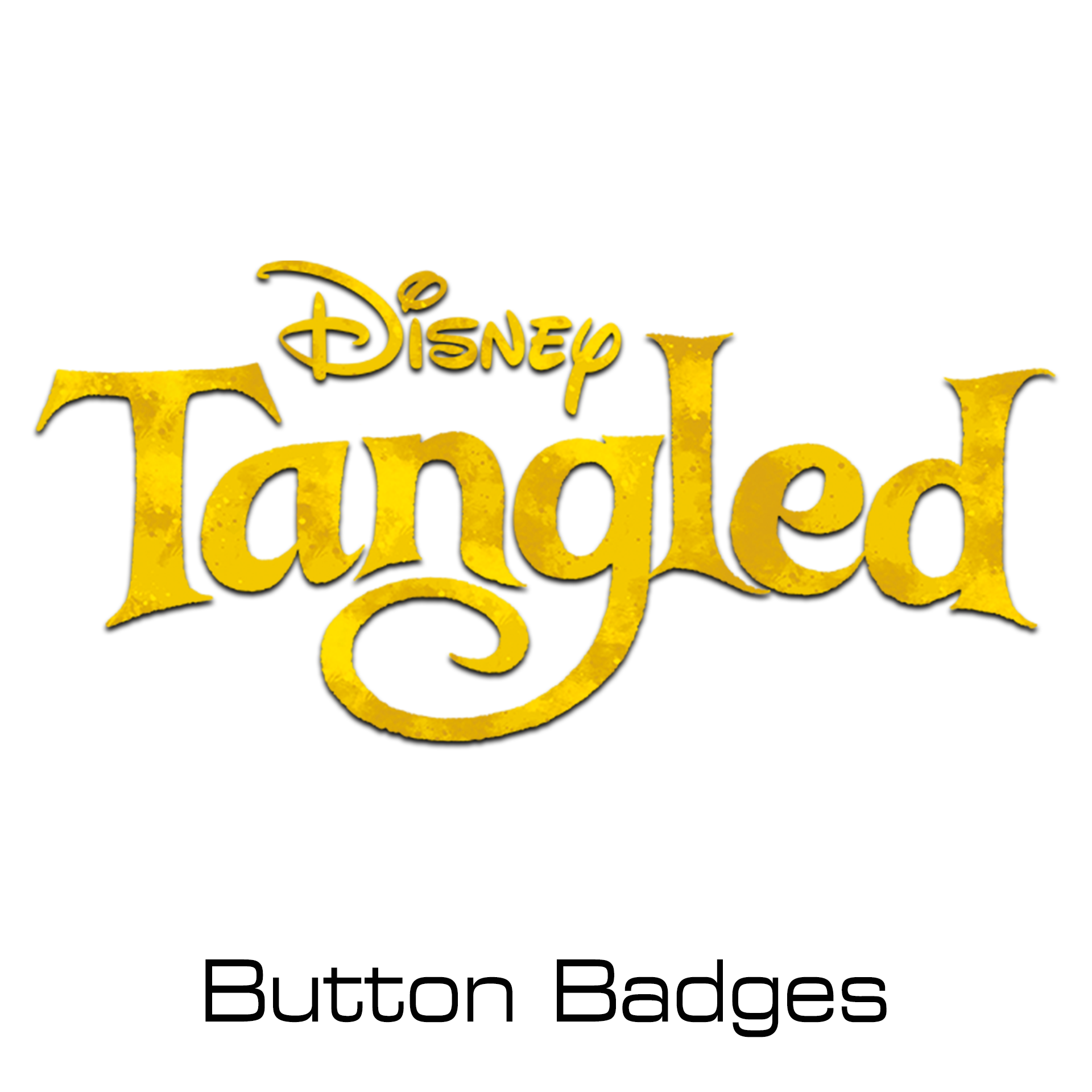 Disney Tangled button badges