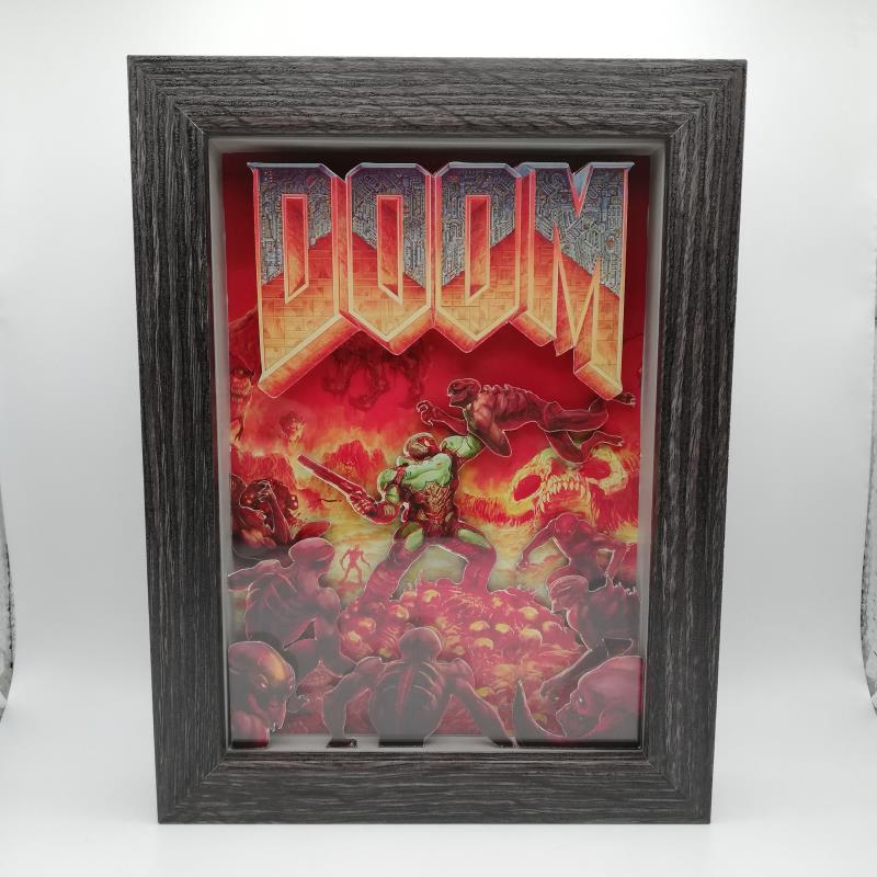 DOOM 2016 3D shadow box