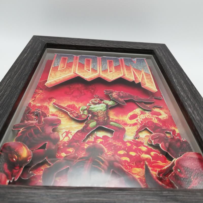 DOOM 2016 3D shadow box