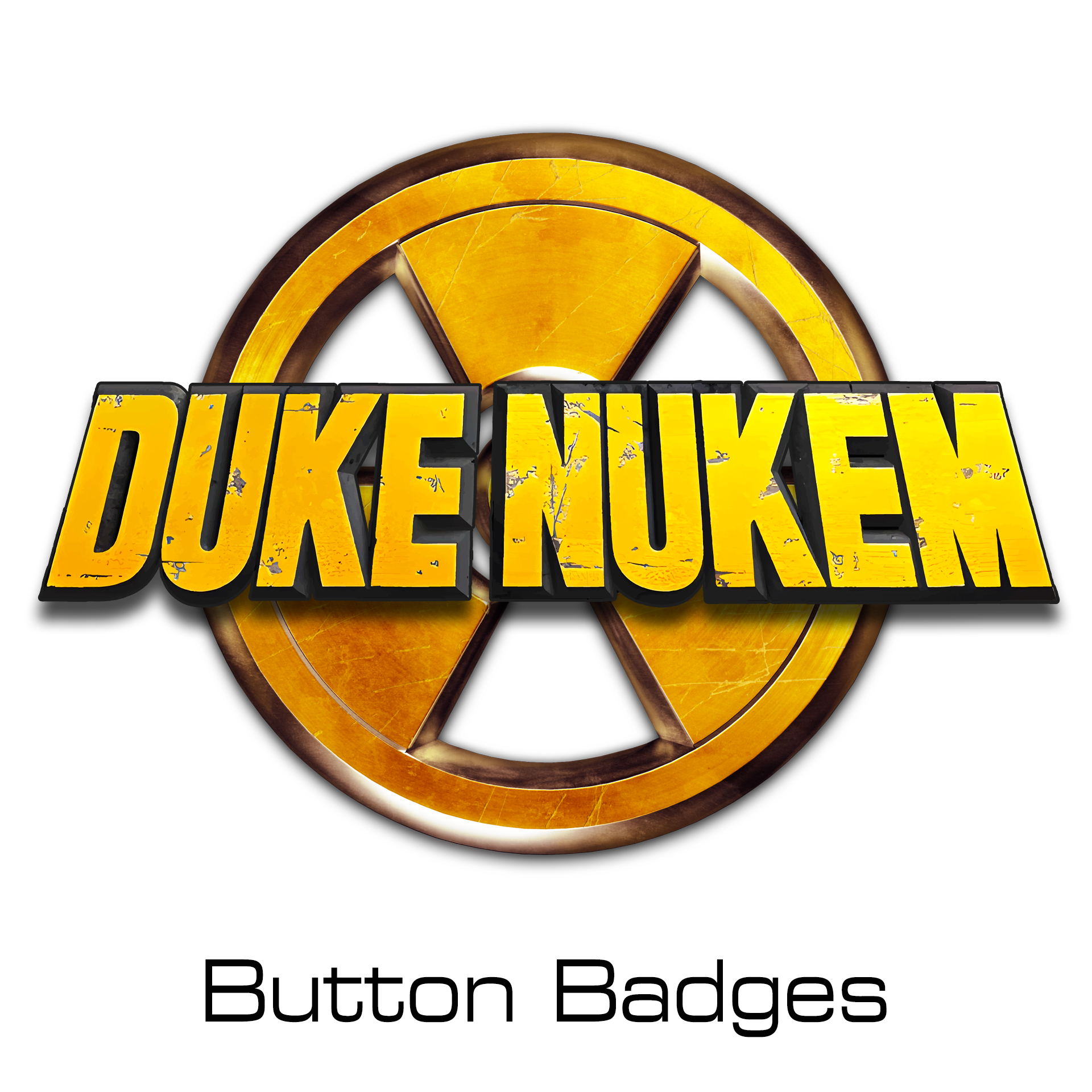 Duke Nukem button badges