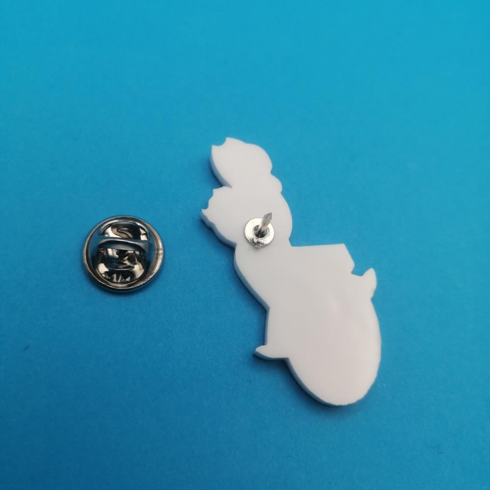 Fallout Vault Boy Mascot Riding Nuke pin badge