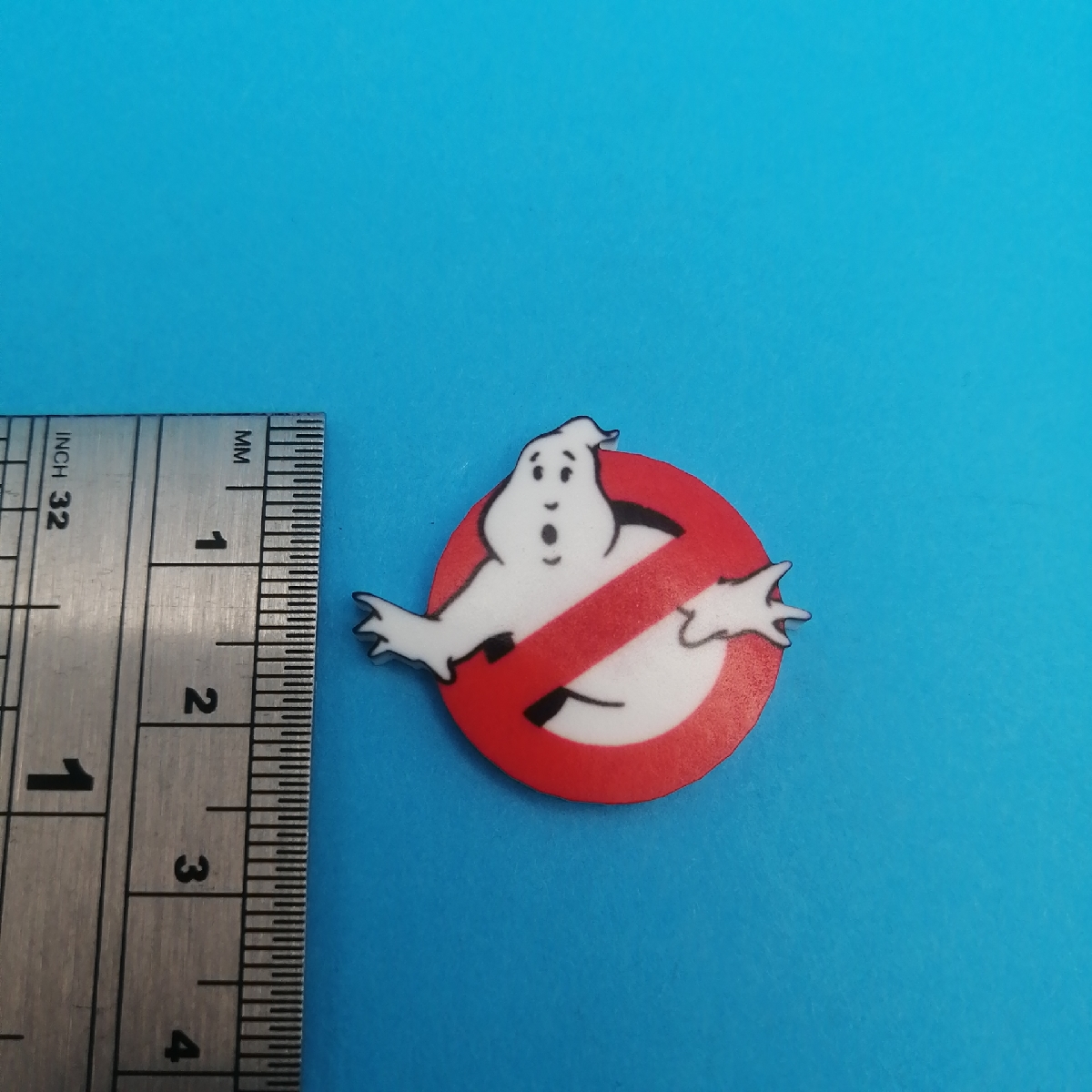 Ghostbusters logo pin badge
