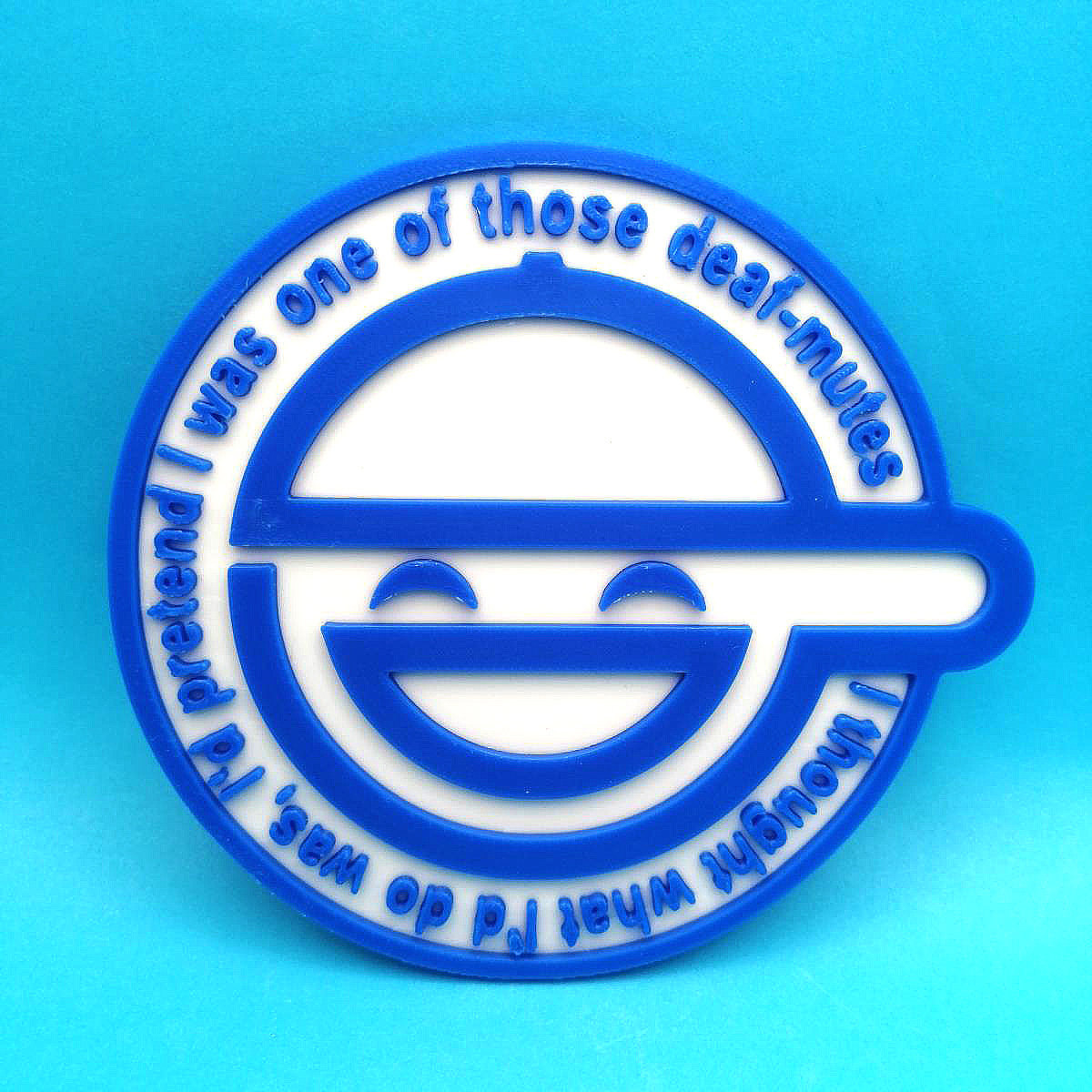 Ghost in the Shell - Laughing Man Drinks Coaster -Version 1