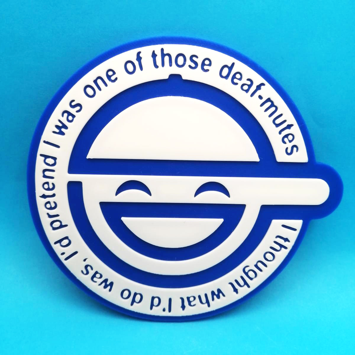 Ghost in the Shell - Laughing Man Drinks Coaster -Version 1