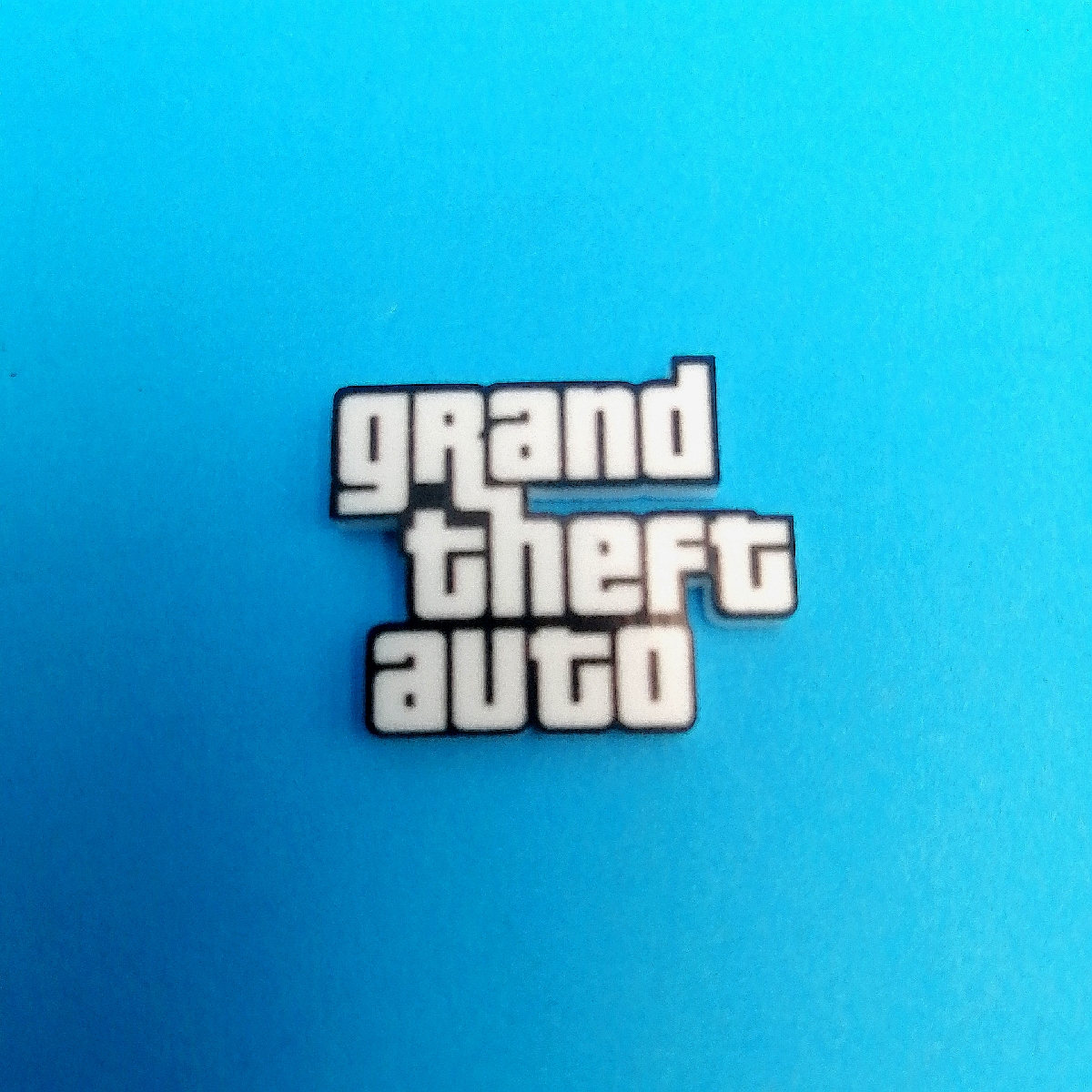 Grand Theft Auto (GTA) logo pin badge