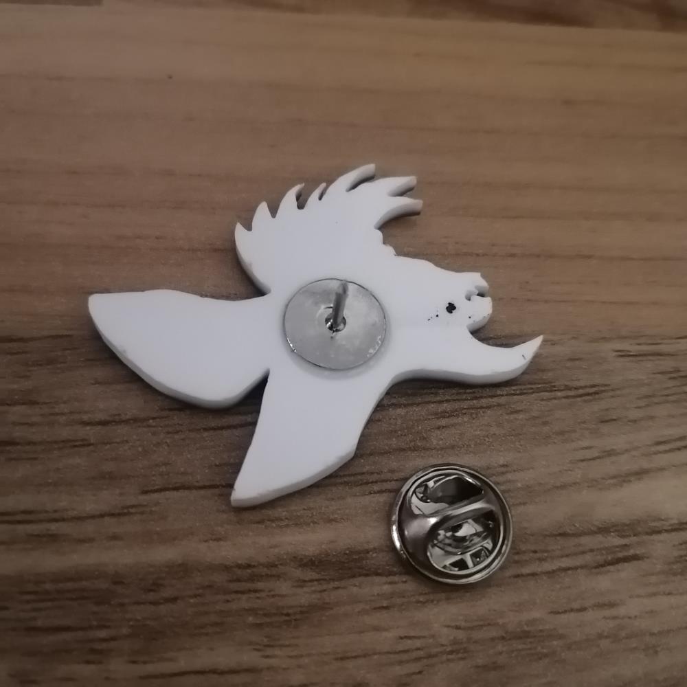 Gremlin Stripe - side facing pin badge - Gremlins inspired