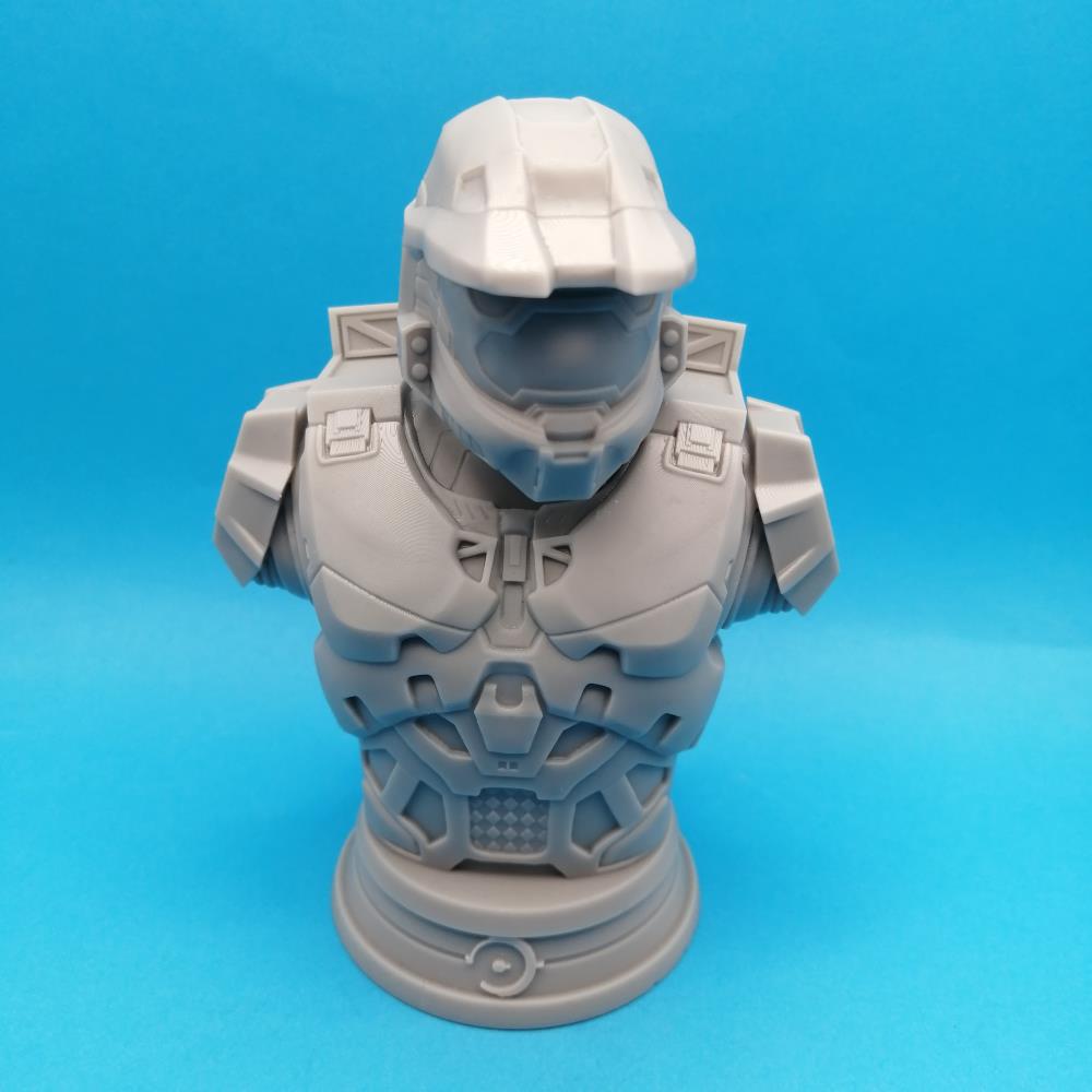 Halo - Master Chief - Resin 3D Printed Bust