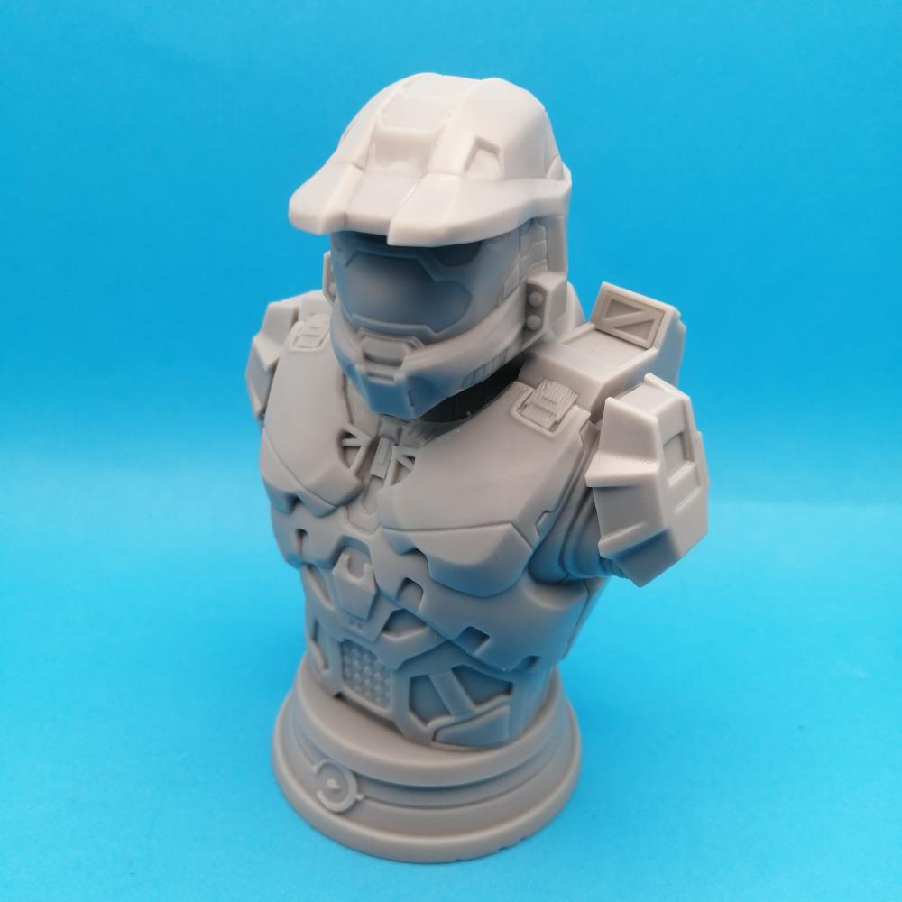Halo - Master Chief - Resin 3D Printed Bust