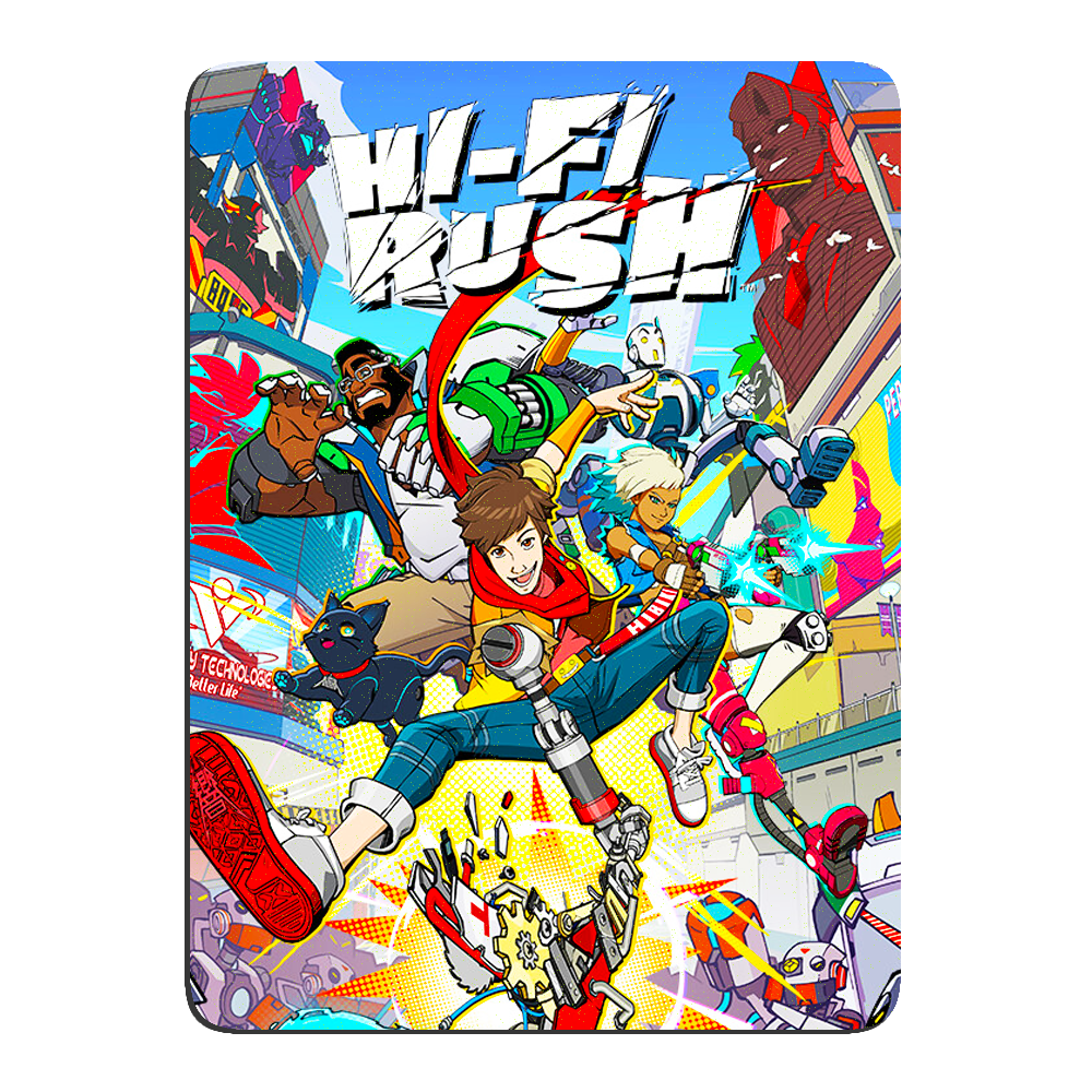 Hi-Fi Rush Glitter Full Magnetic Back Magnet