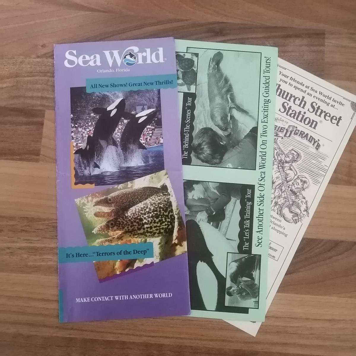 Sea World Brochure Orlando Florida