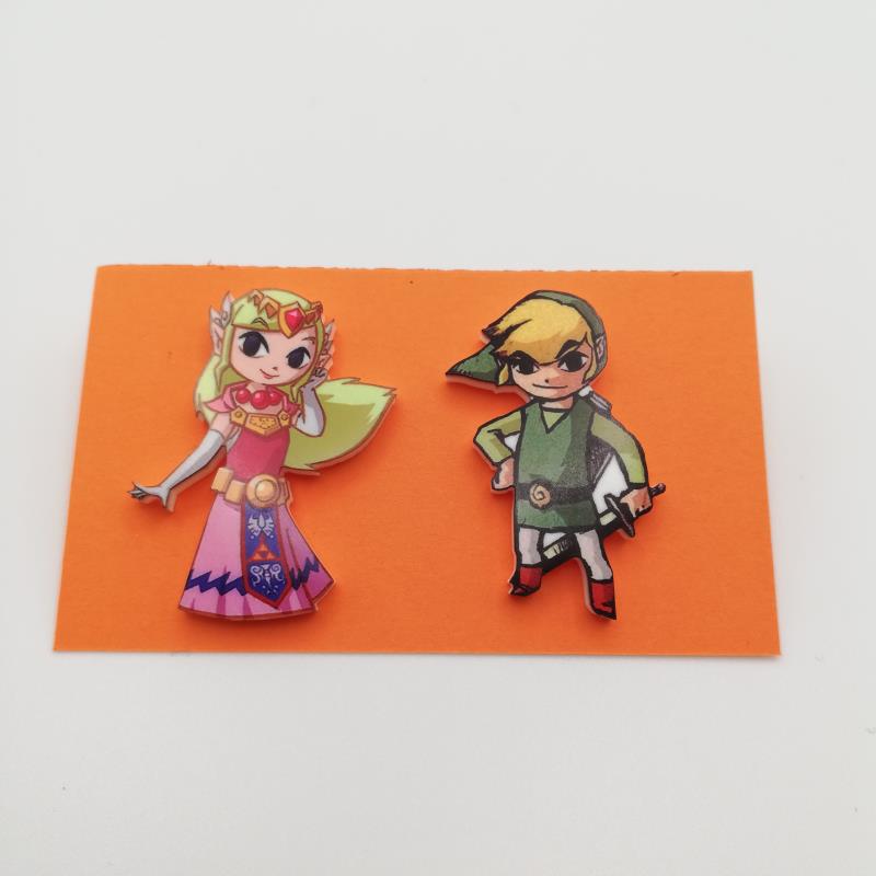 Legend of Zelda pin badge set