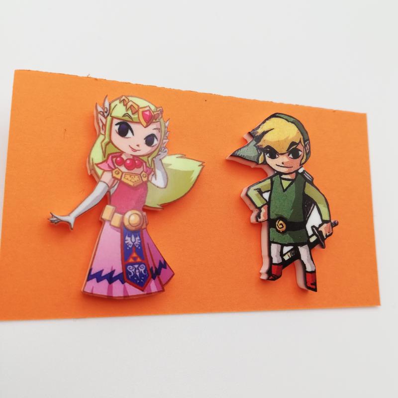 Legend of Zelda pin badge set