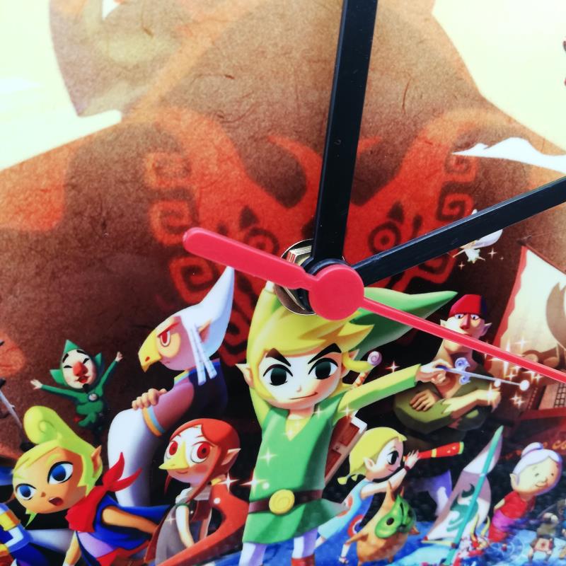 Legend of Zelda Wind Waker Ceramic Tile Wall Clock