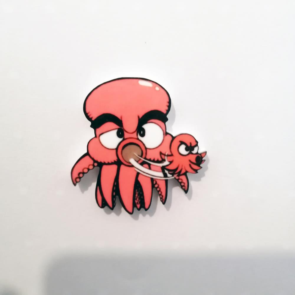 Super Mario Land 2 - Octopus pin badge