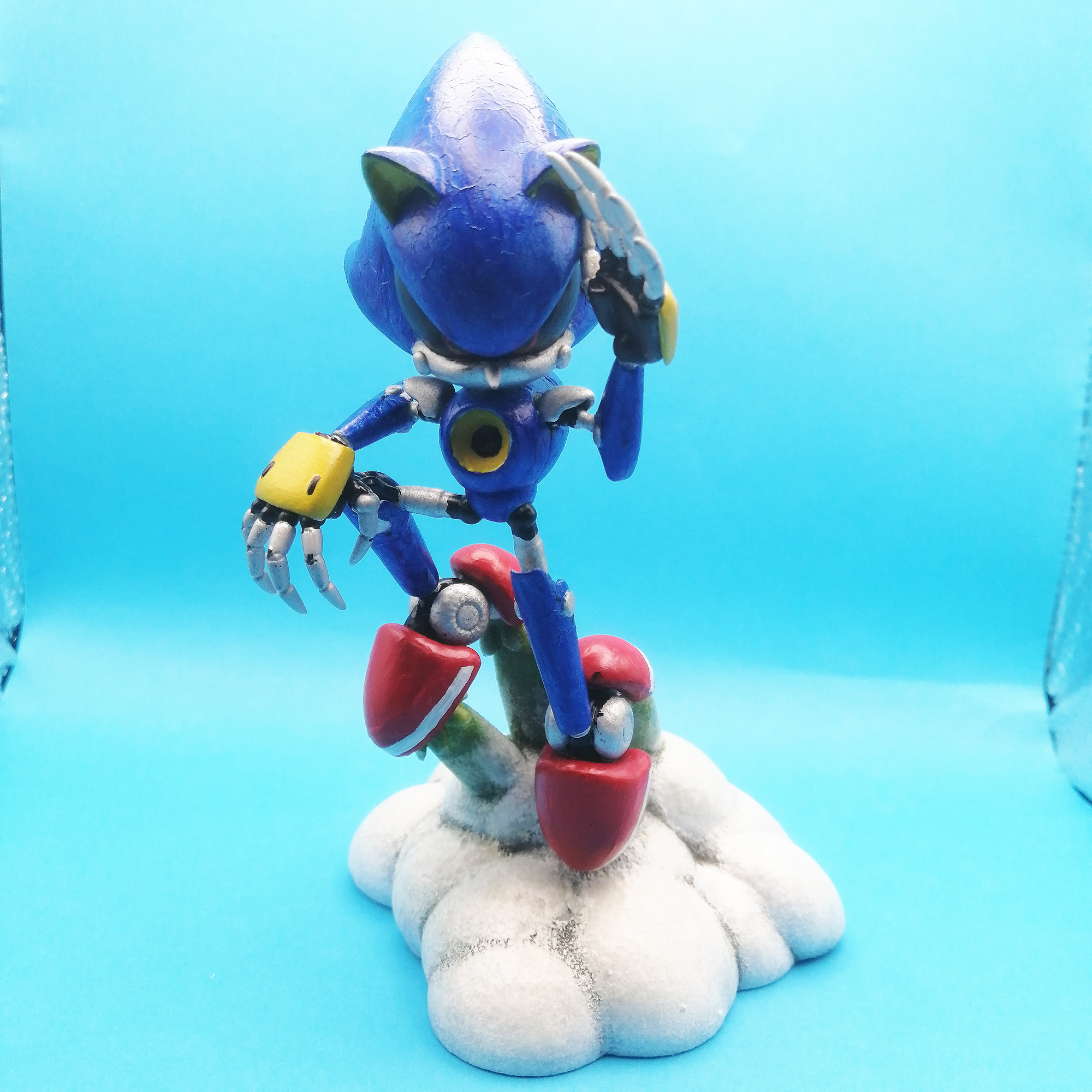 Metal Sonic - Sonic the Hedgehog 3D printed Resin Statue - hand-painted
