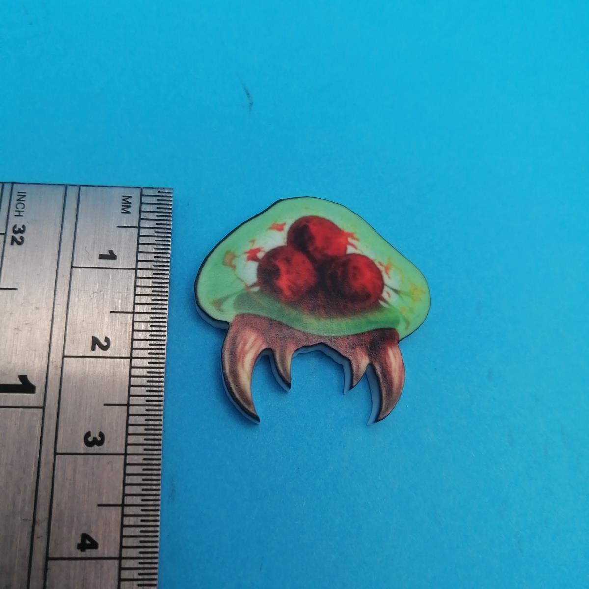 Metroid pin badge