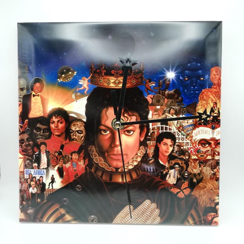Michael Jackson (design 1) Ceramic Tile Wall Clock