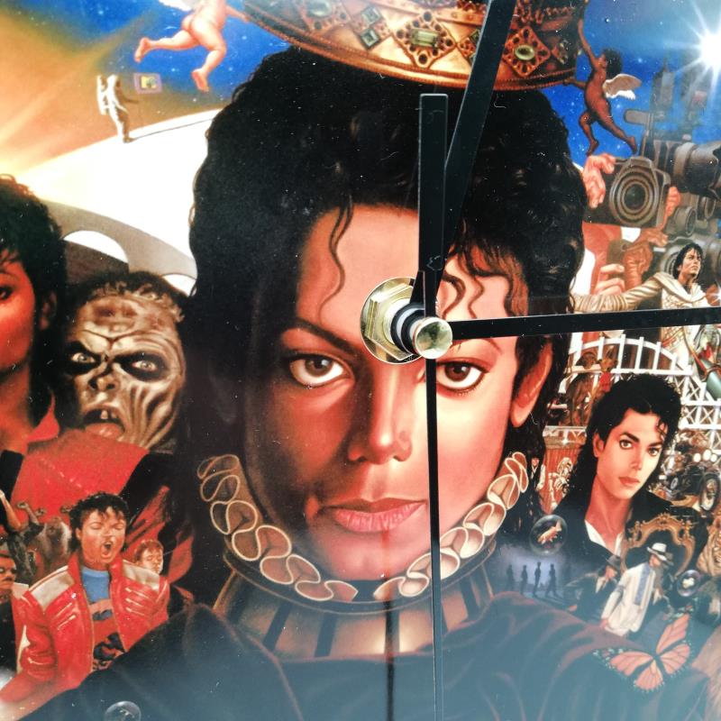 Michael Jackson (design 1) Ceramic Tile Wall Clock
