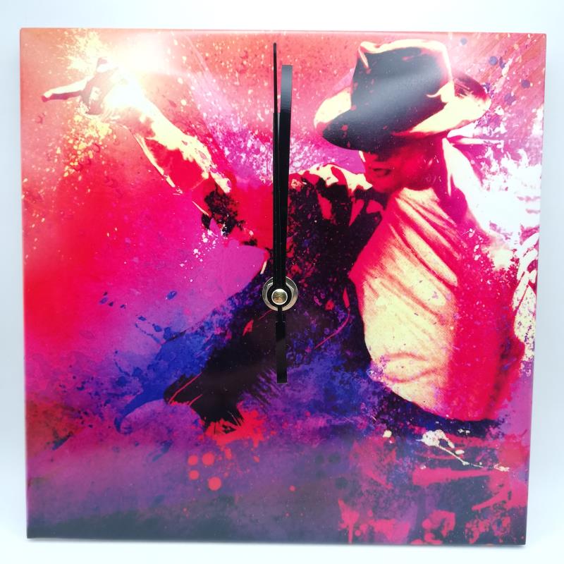 Michael Jackson (design 3) Ceramic Tile Wall Clock