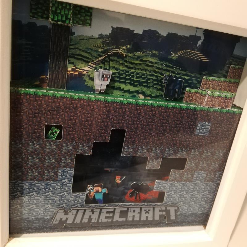 Minecraft 3D Shadow Box