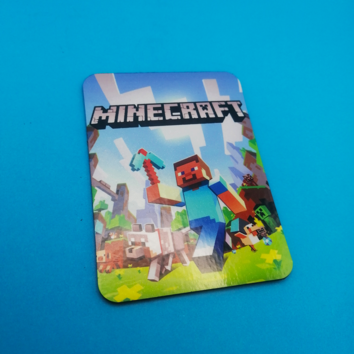 Minecraft Glitter Full Magnetic Back Magnet