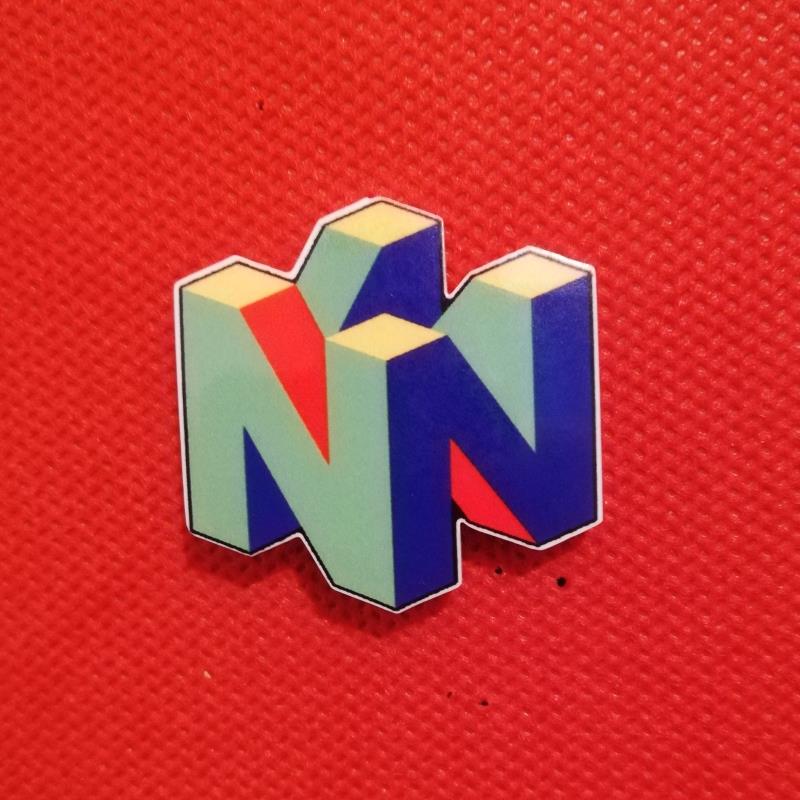 Nintendo 64 - N64 logo pin badge