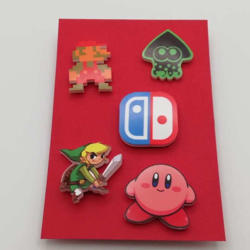 Nintendo Switch pin badge set