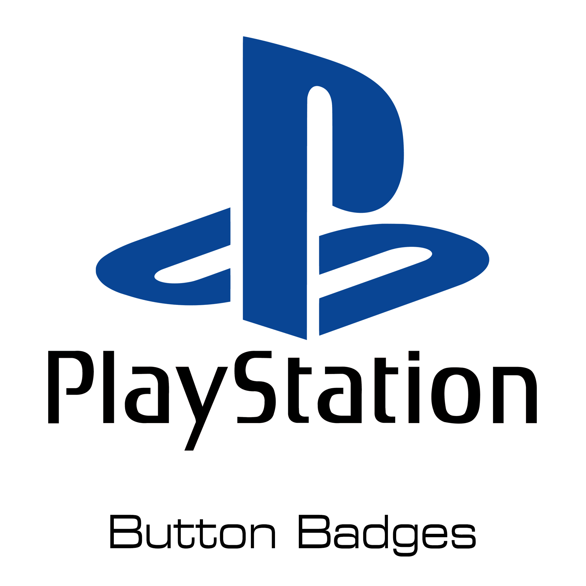 PlayStation button badges