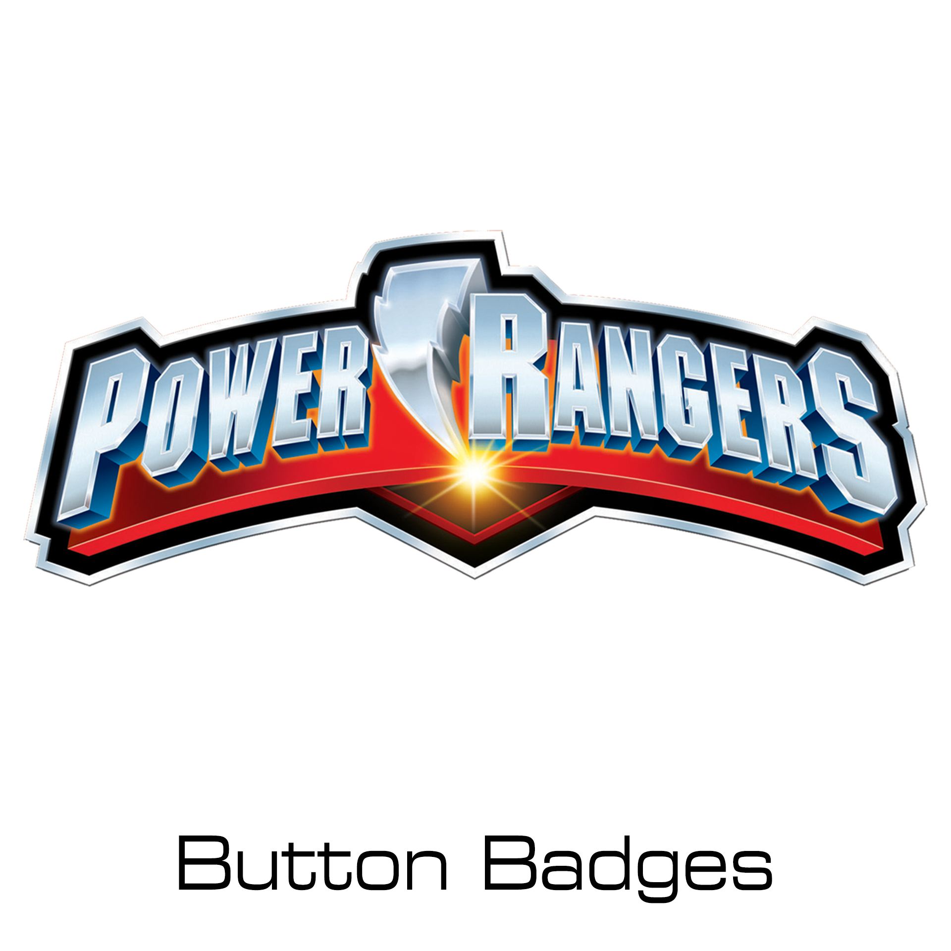 Power Rangers button badges