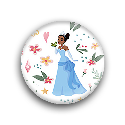 Disney Princess and the Frog button badges