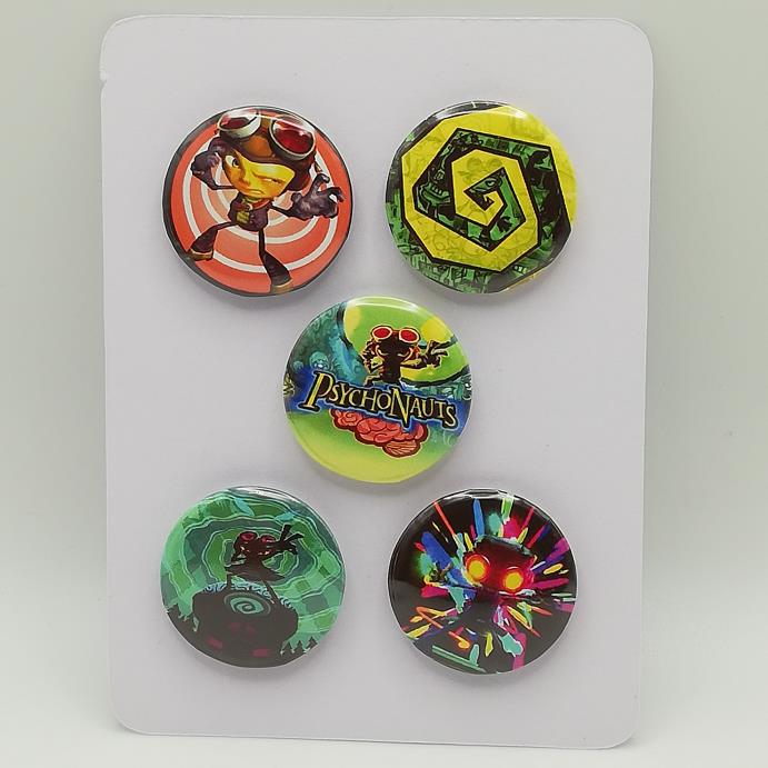 Psychonauts button badges