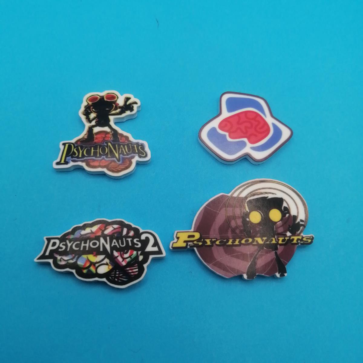 Psychonauts pin badge bundle