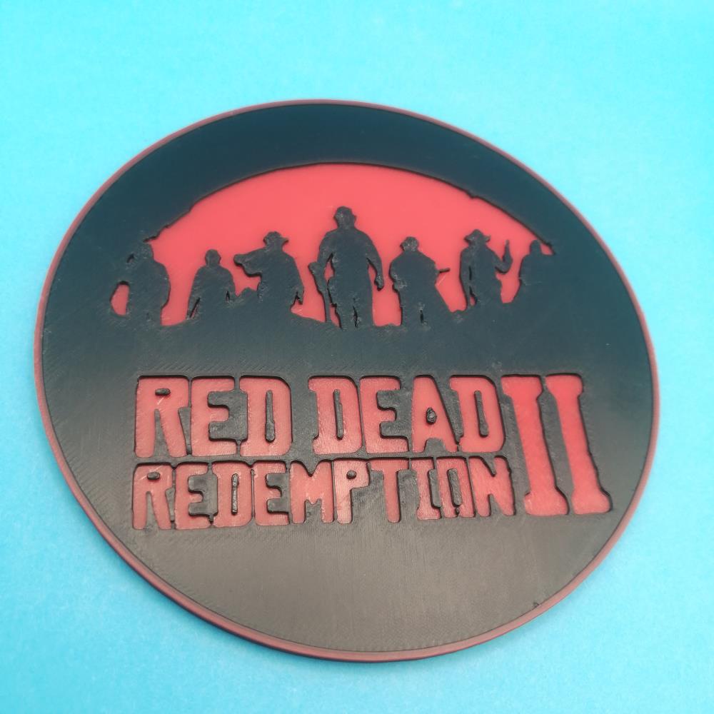 Red Dead Redemption 2 - 3D Printed Drinks Coaster