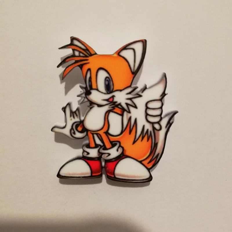 Sonic the Hedgehog - Tails pin badge