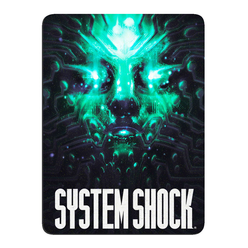 System Shock Glitter Full Magnetic Back Magnet
