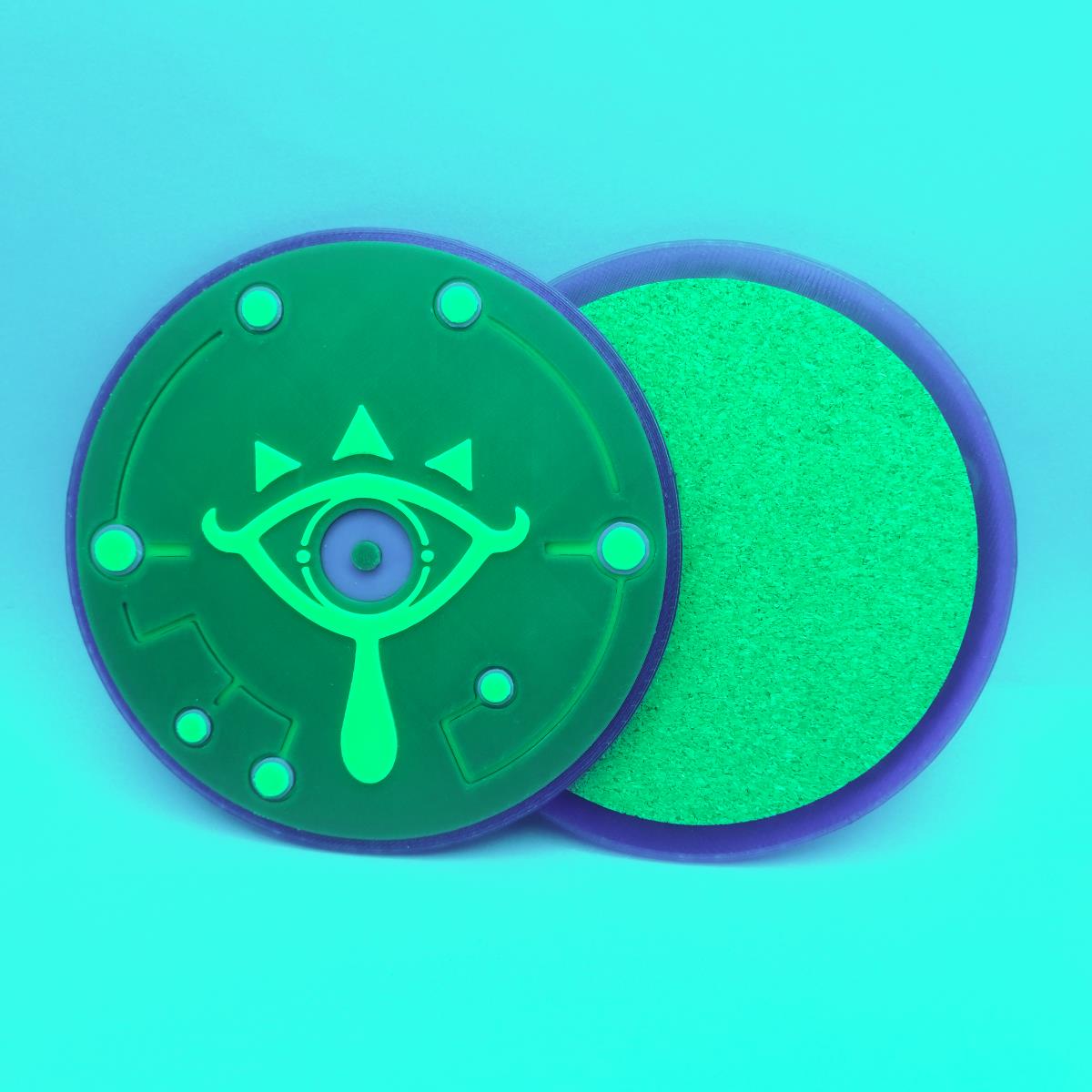 The Legend of Zelda - Sheikah Emblem 3D Printed Drinks Coaster