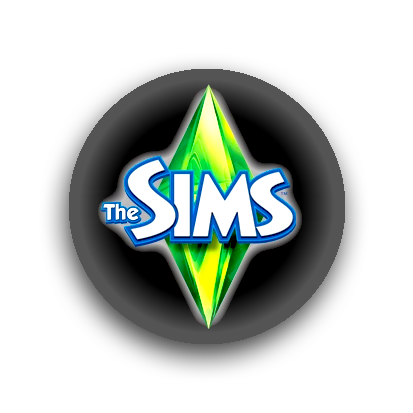 The Sims button badges