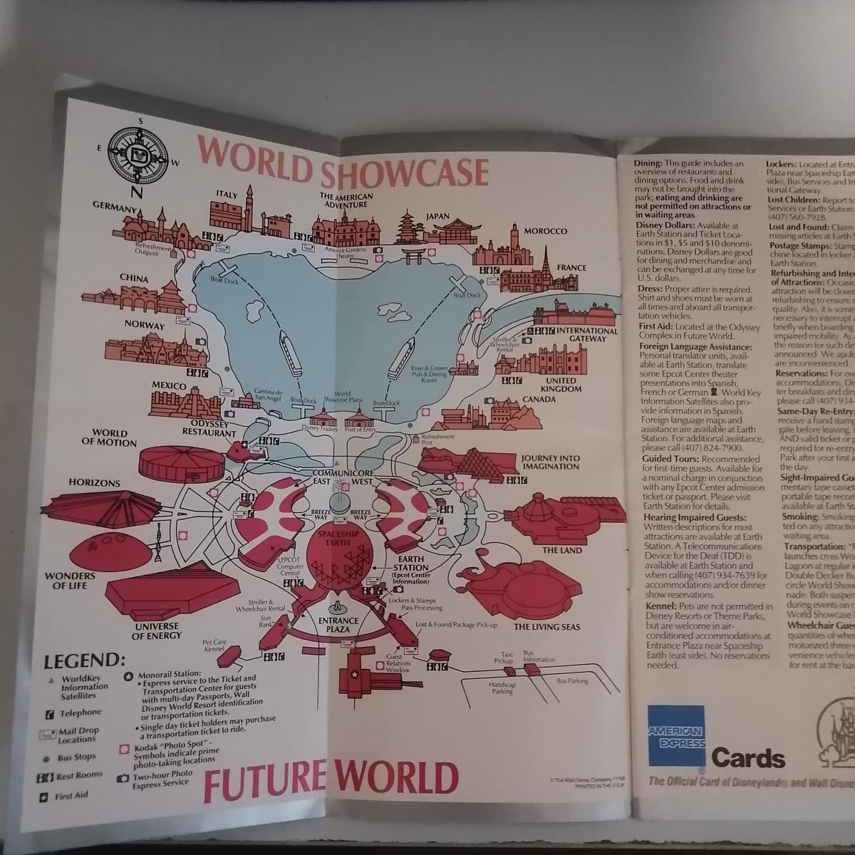 Walt Disney World EPCOT Center Guidebook 1991