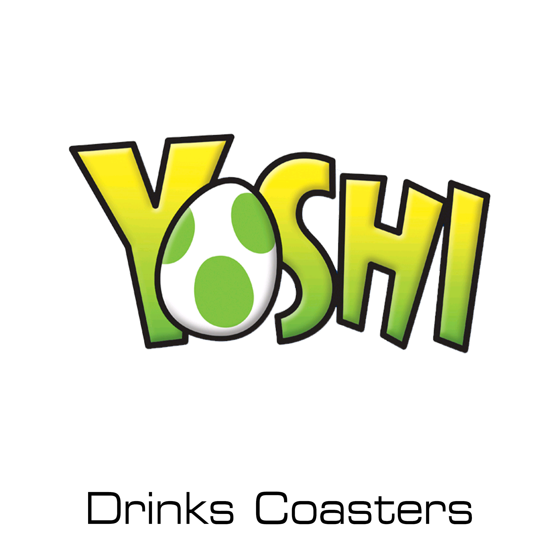 Yoshi drinks coasters