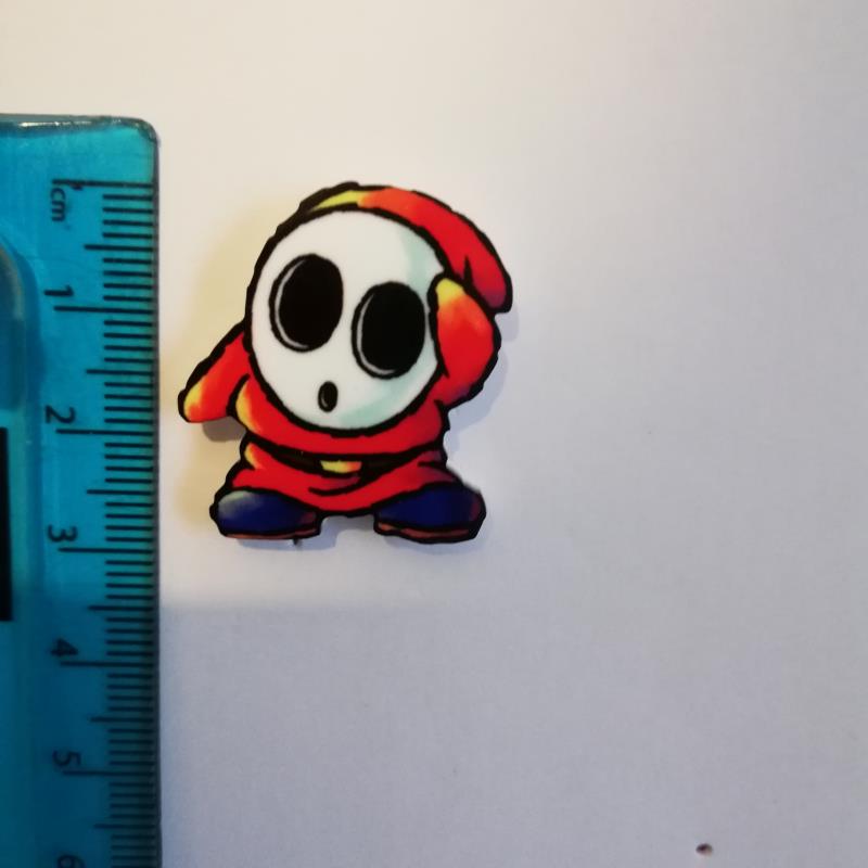 Yoshis Island Shy Guy Pin Badge