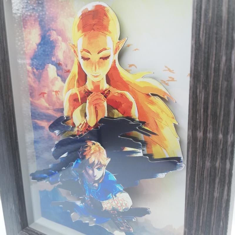 Legend of Zelda 3D shadow box
