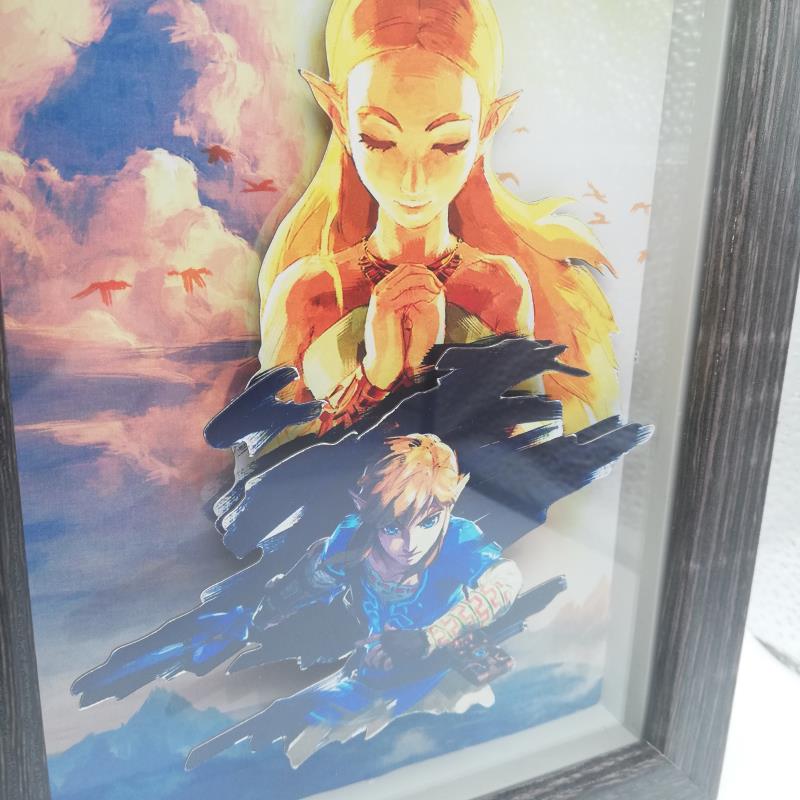 Legend of Zelda 3D shadow box