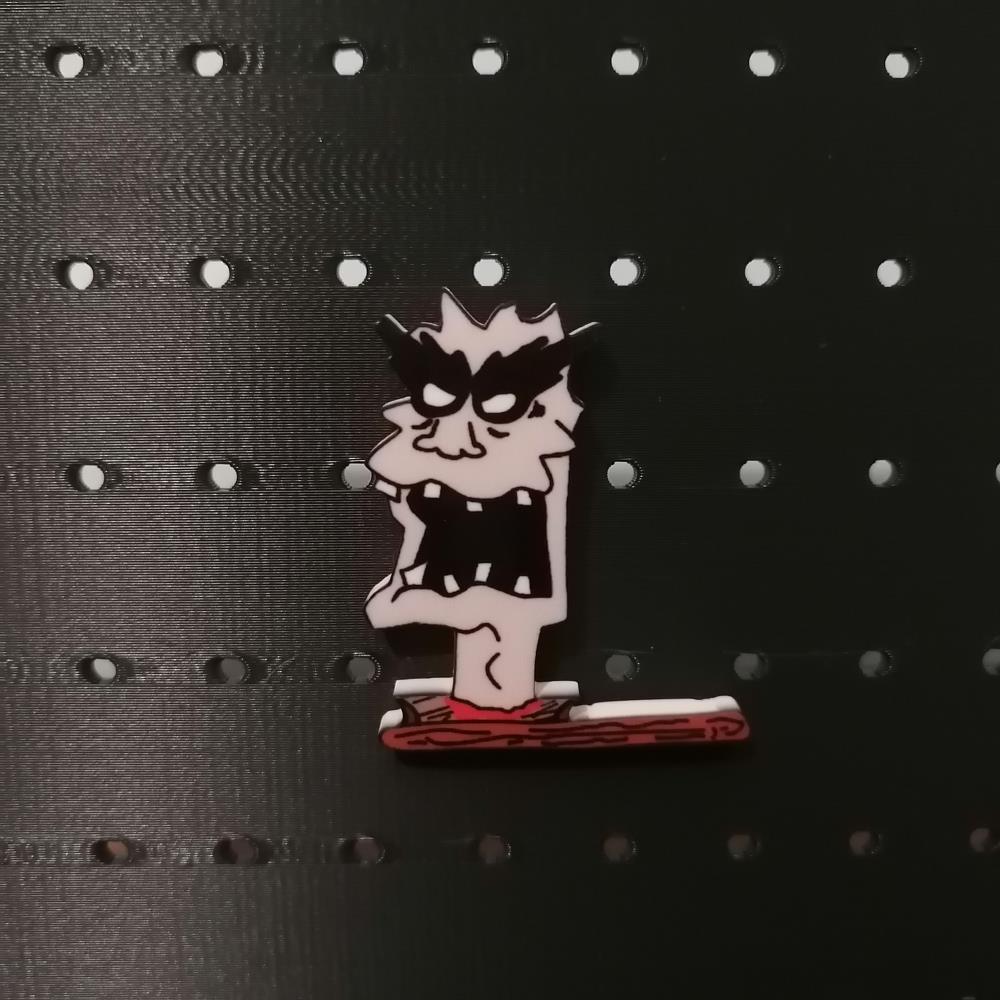 Zombie Axed pin badge - Evil Dead inspired