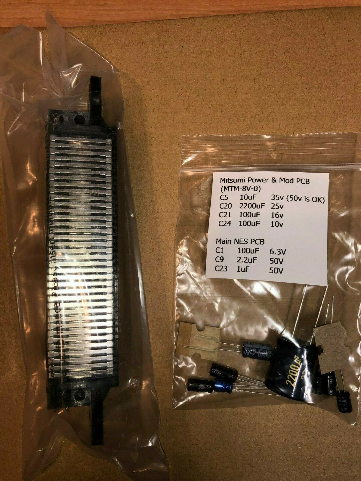 NES Recap/Capacitor Replacement Service