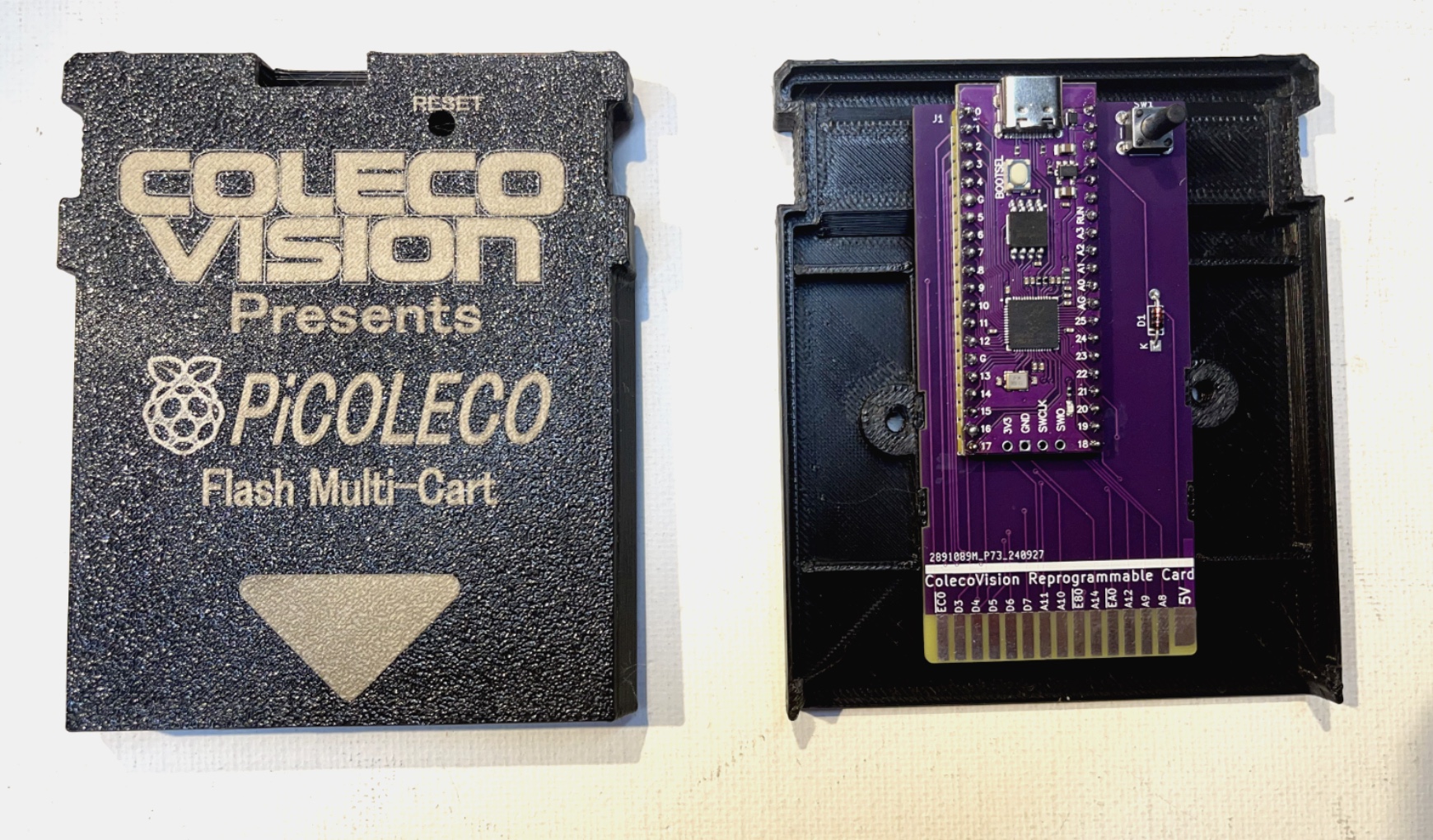 PiColeco Colecovision Game Console Multicart USB Loaded Cartridge