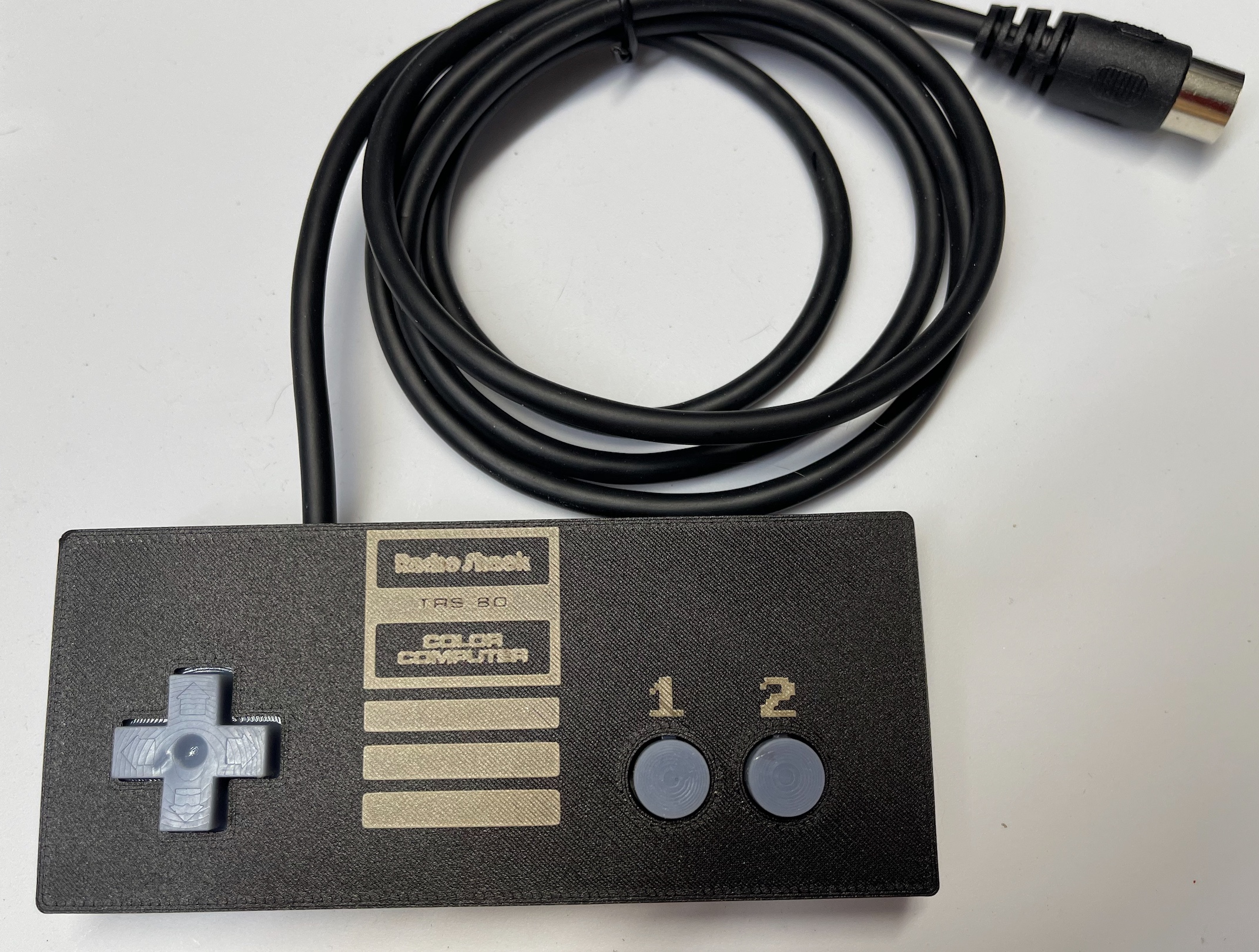 Tandy/TRS-80 2 Button Gamepad Controller Joystick