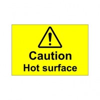 Buy and Save on Caution Hot Surface Sign 75x50mm. Best Prices on ...