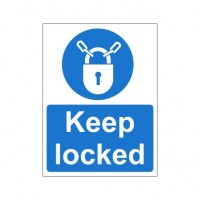 Buy and Save on Keep Locked Sign. Best Prices on Rainbow Keep Out Signs.