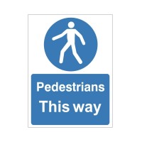Buy and Save on Pedestrians This Way Sign. Best Prices on Rainbow ...